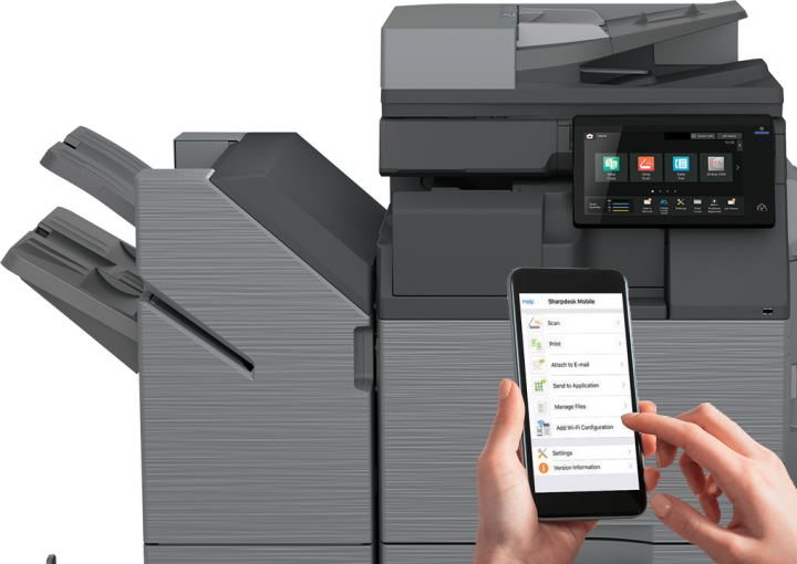 Sharp BP-70C45 - A3 Laser Multifunction Printer with DSPF Sharp BP-70C45 - A3 Laser Multifunction Printer with DSPF