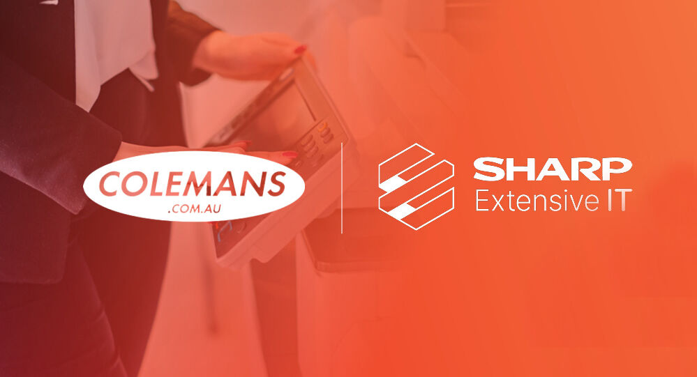 Sharp EIT Solutions is proud to announce partnership with Colemans - Sharp EIT Solutions